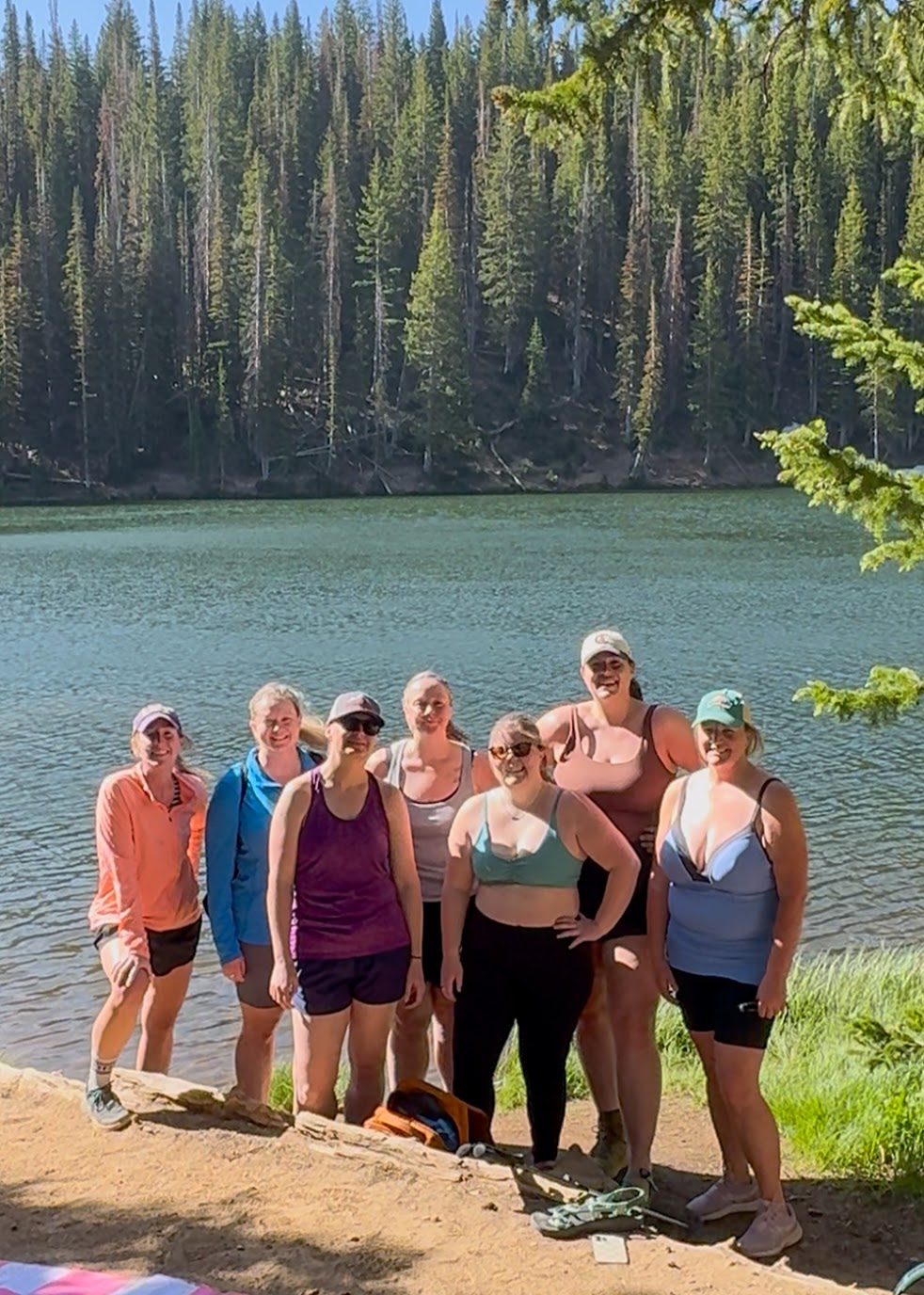 Bloods Lake was Freezing - and So Worth It! - Girls Only Adventure Trips